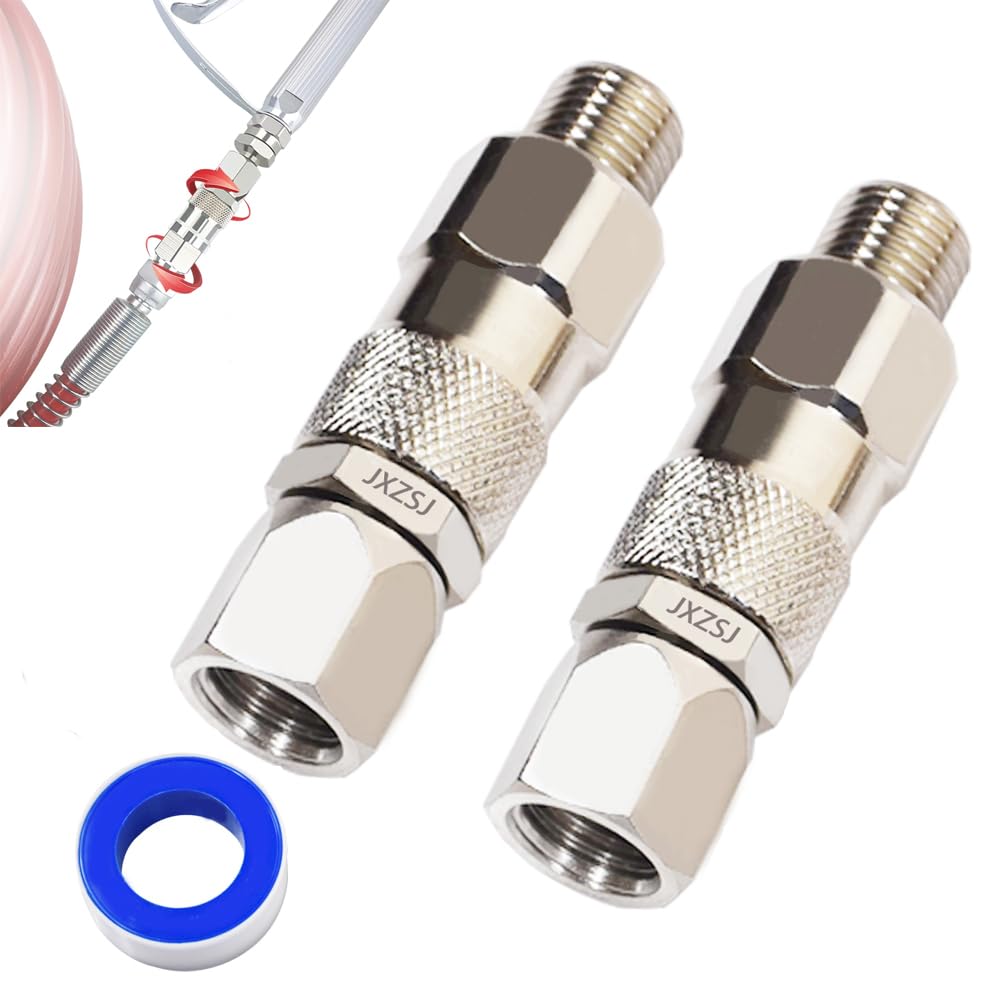 Amazon.com : JXZSJ 2 Pieces 1/4-Inch 360 Degrees Rotate Stainless Steel ...