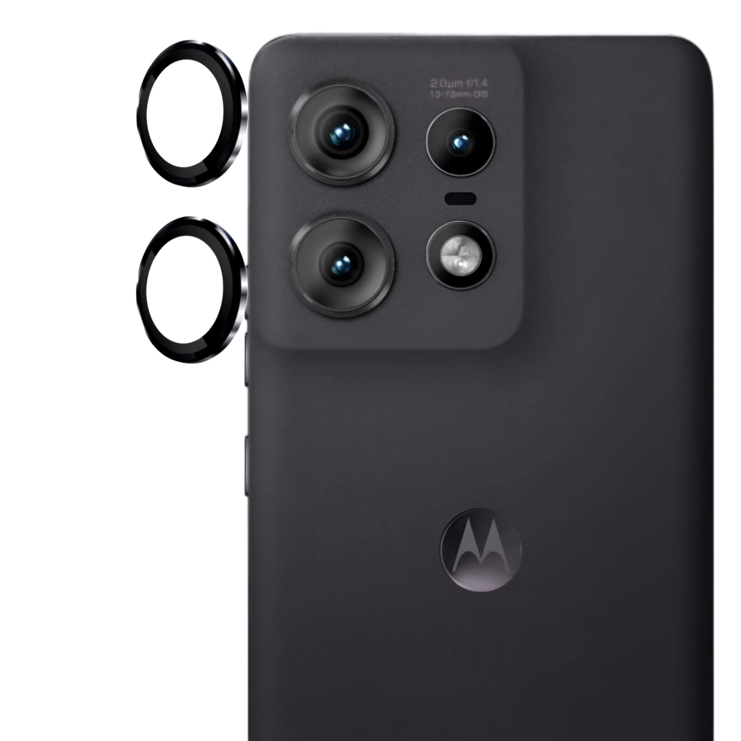 TECH KONNECT Camera Lens Protector for Moto Edge 50 Pro Accessories, 9H Tempered Glass Metal ...