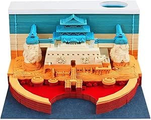 Amazon.com : 3D Paper Sculpture Notepad, Architectural Model, Paper ...