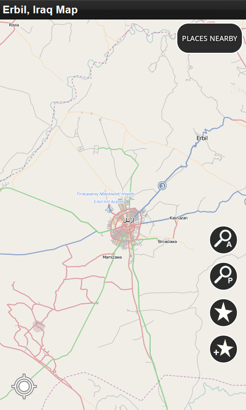 Erbil, Iraq - Offline Map:Amazon.com:Appstore for Android
