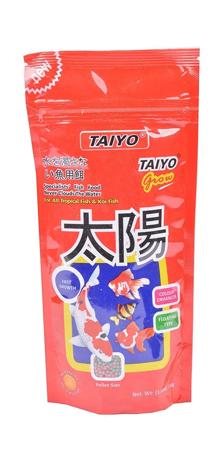TAIYO Grow Fish Pellet Food For All Life Stages,100 G : Amazon.in: Pet ...