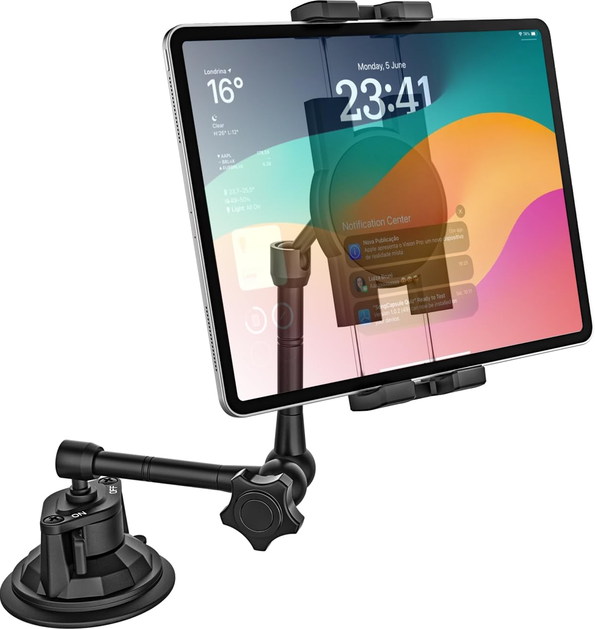 Amazon.com: GDZN Dashboard Tablet Mount for Truck, [Flexible Metal Arm ...