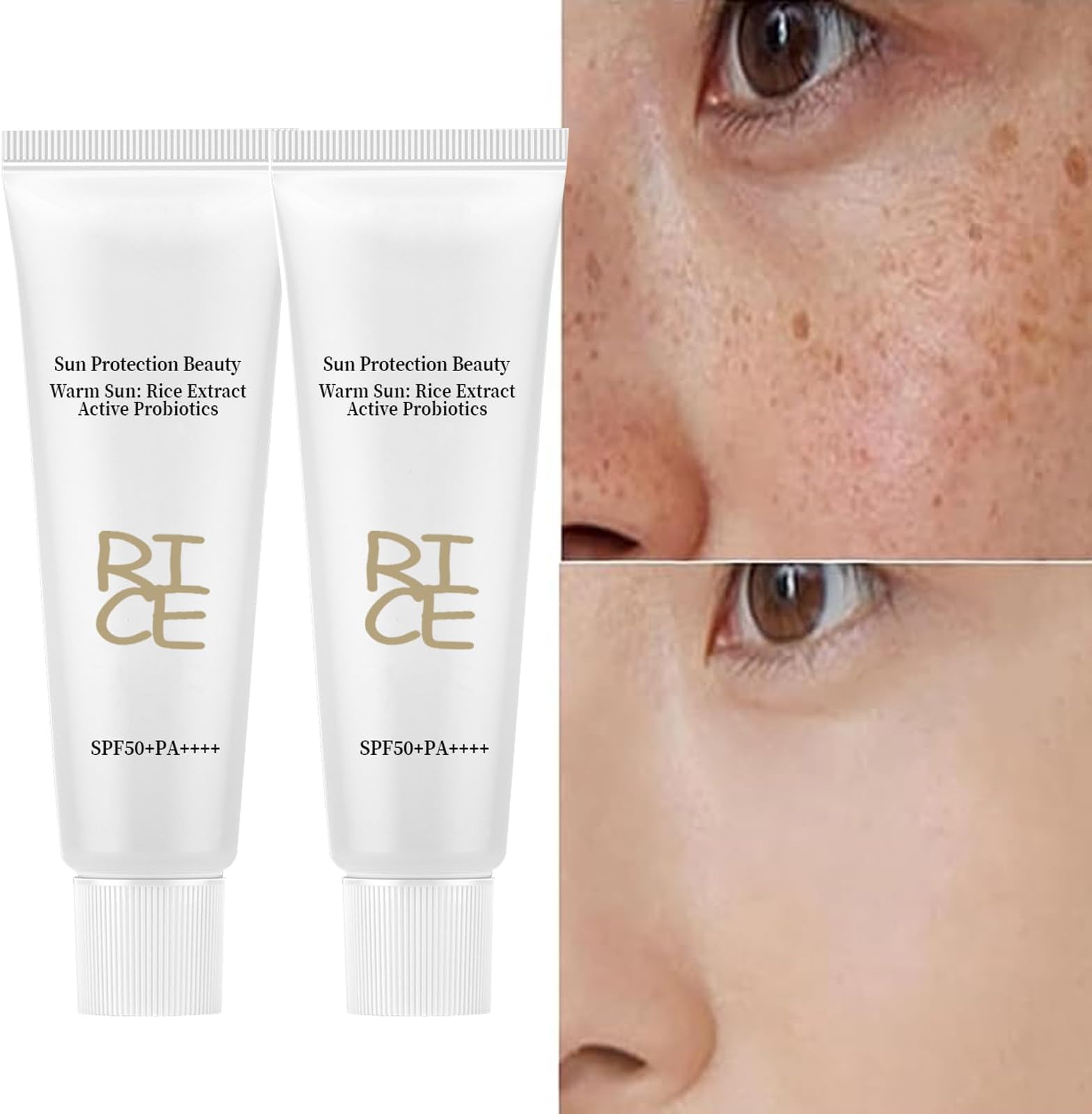 Amazon.com: Relief Sun Rice Sunscreen For Face SPF50+ Korean Formula PA ...