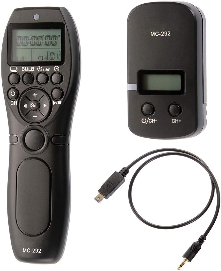 Hersmay LCD Wireless Shutter Release Timer Remote Control DC2 For Nikon D750 D7200 Z6 Z7 D3100 ...