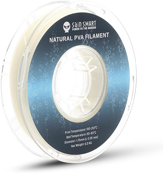 Review SainSmart 1.75mm PVA Dissolvable 3D Printers Filament, Upgrade ...