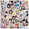 Paper9store Pack of 80+ Anime Stickers for Laptop, Phone Case, Guitar ...