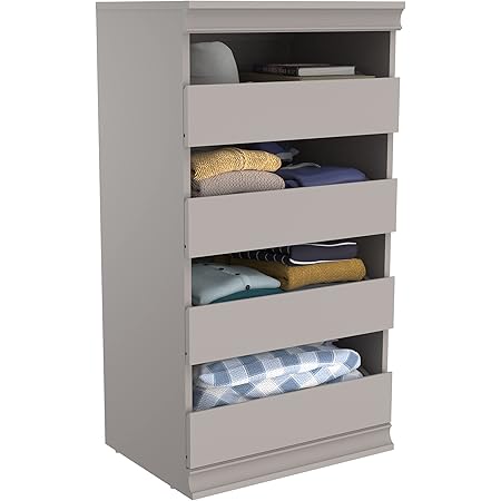 Amazon.com: ClosetMaid Modular Storage Unit with 4 Drawers, Wood Closet ...