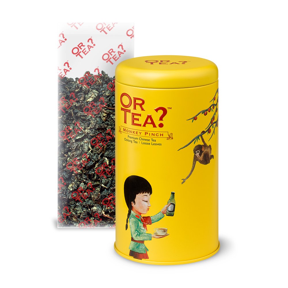 Amazon.com : Or Tea? Premium Chinese Oolong Tea Monkey Pinch Canister ...