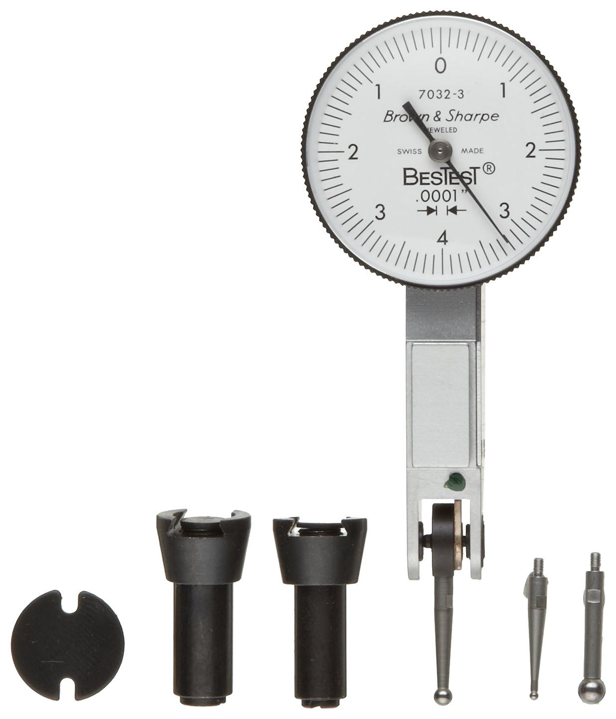 TESA Brown & Sharpe 599-7023-6 Top Mounted Dial Test Indicator Set ...