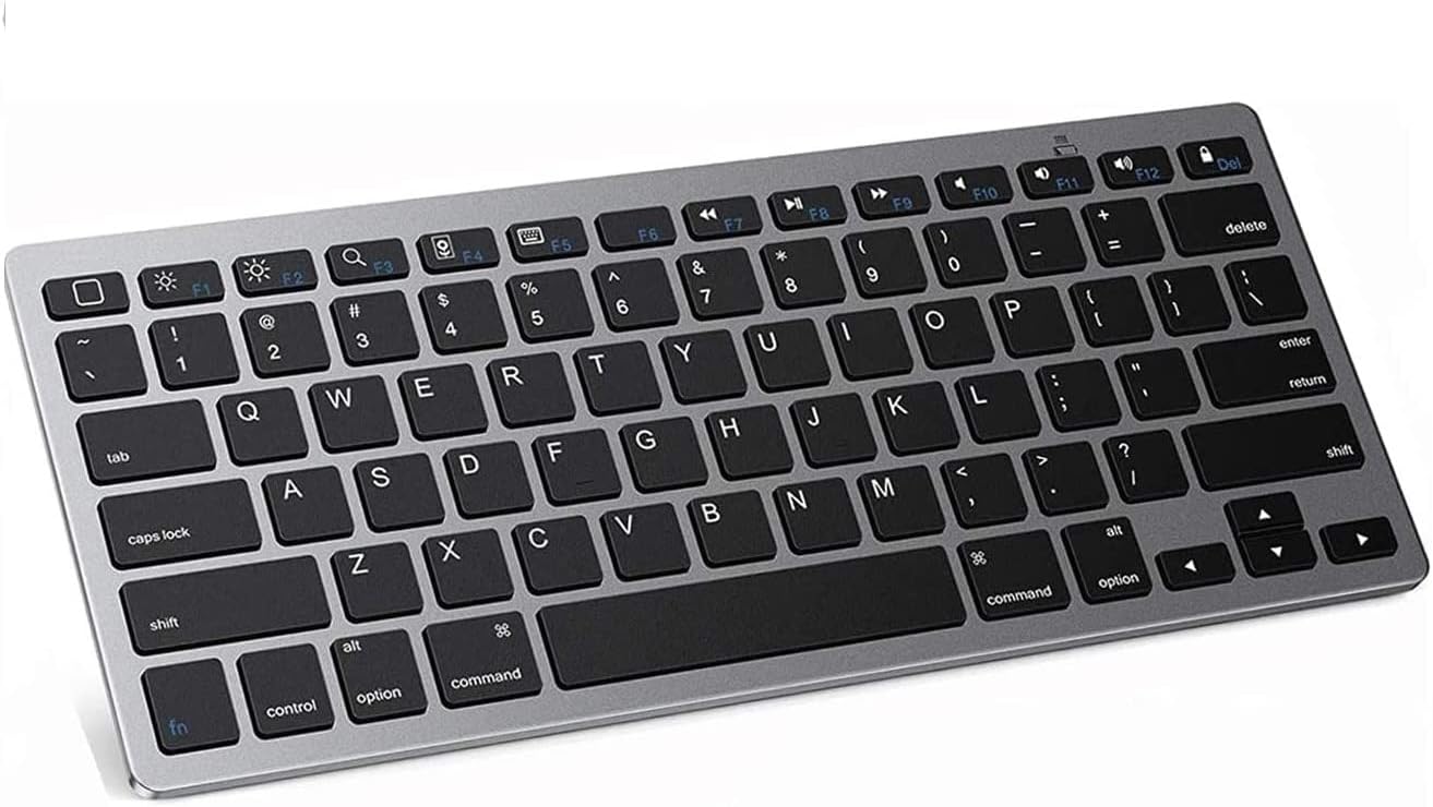 Wireless Keyboard - Small Bluetooth Keyboard with 2.4G USB Connectivity ...