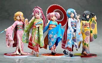 Amazon.co.jp: Mado Magi Maiko Figure, Kimono 5-Piece Set : Toys & Games