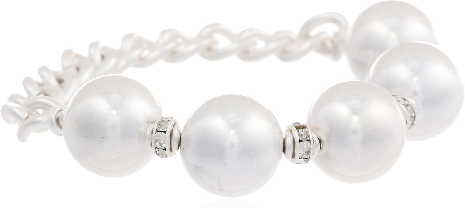 Amazon.com: Kenneth Cole New York "Urban Marcasite" Round Bead Half ...