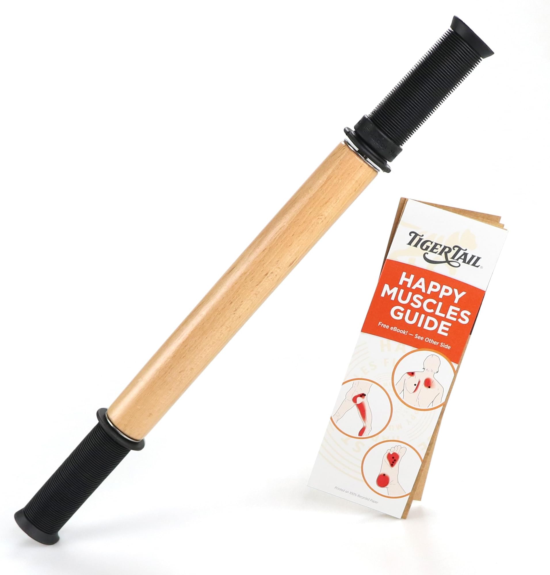 Amazon.com: Tiger Tail ReGreen 18" Wood Roller - Handheld, Deep Tissue ...