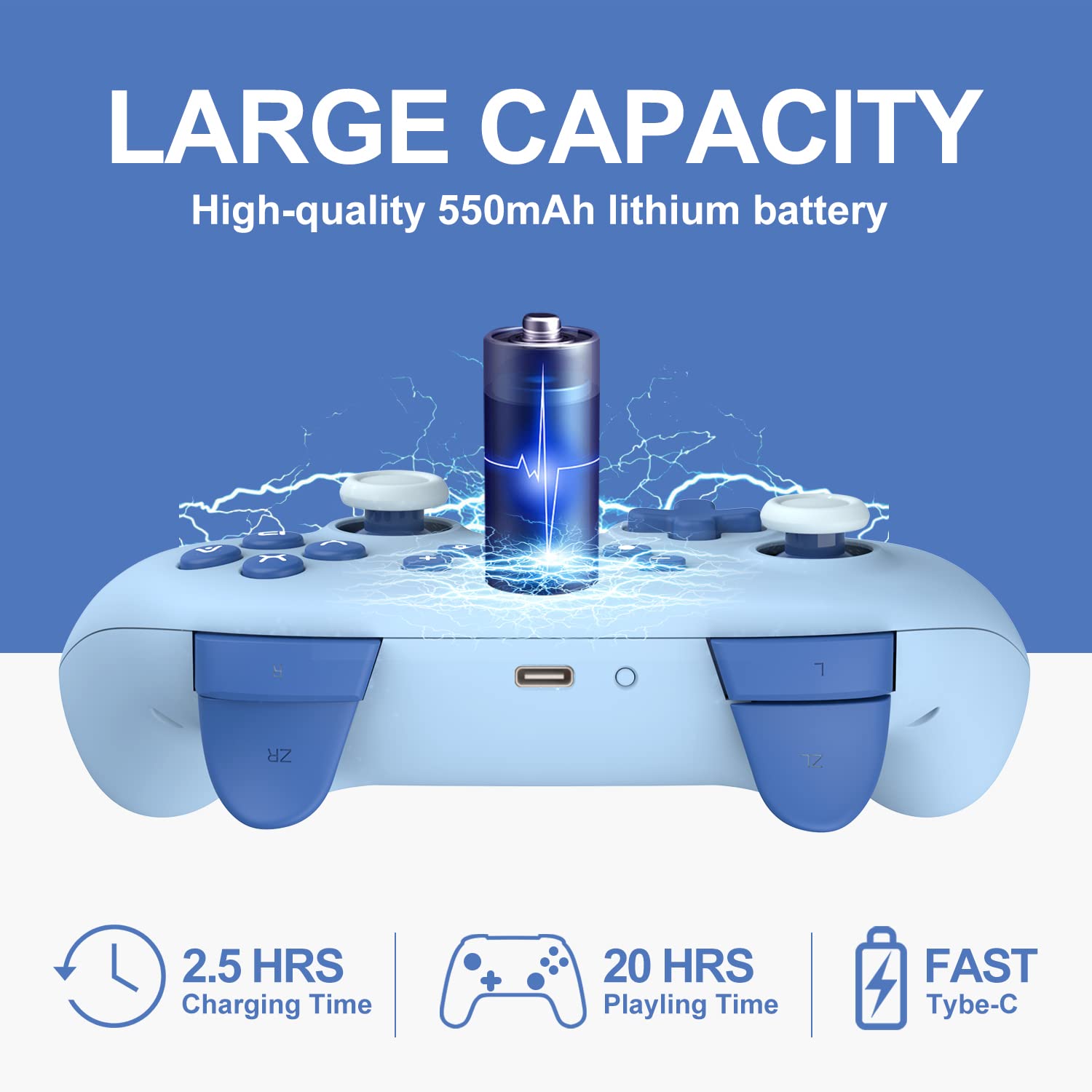 Snapklik.com : PXN P50H Wireless Switch Pro Controller, Dual Shock ...