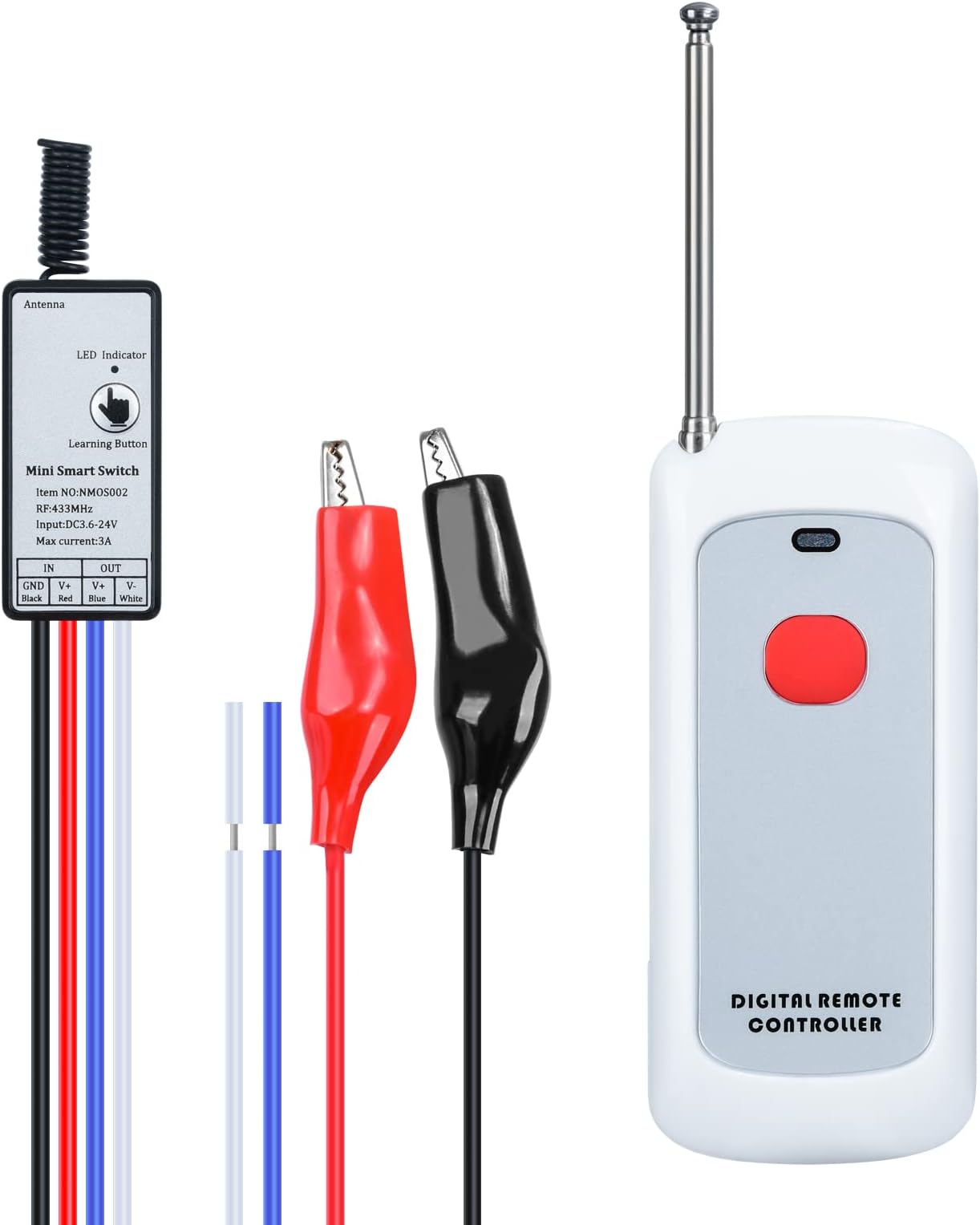 Amazon.com: briidea Feeder Activator Remote Control, Up to 1000ft Long ...