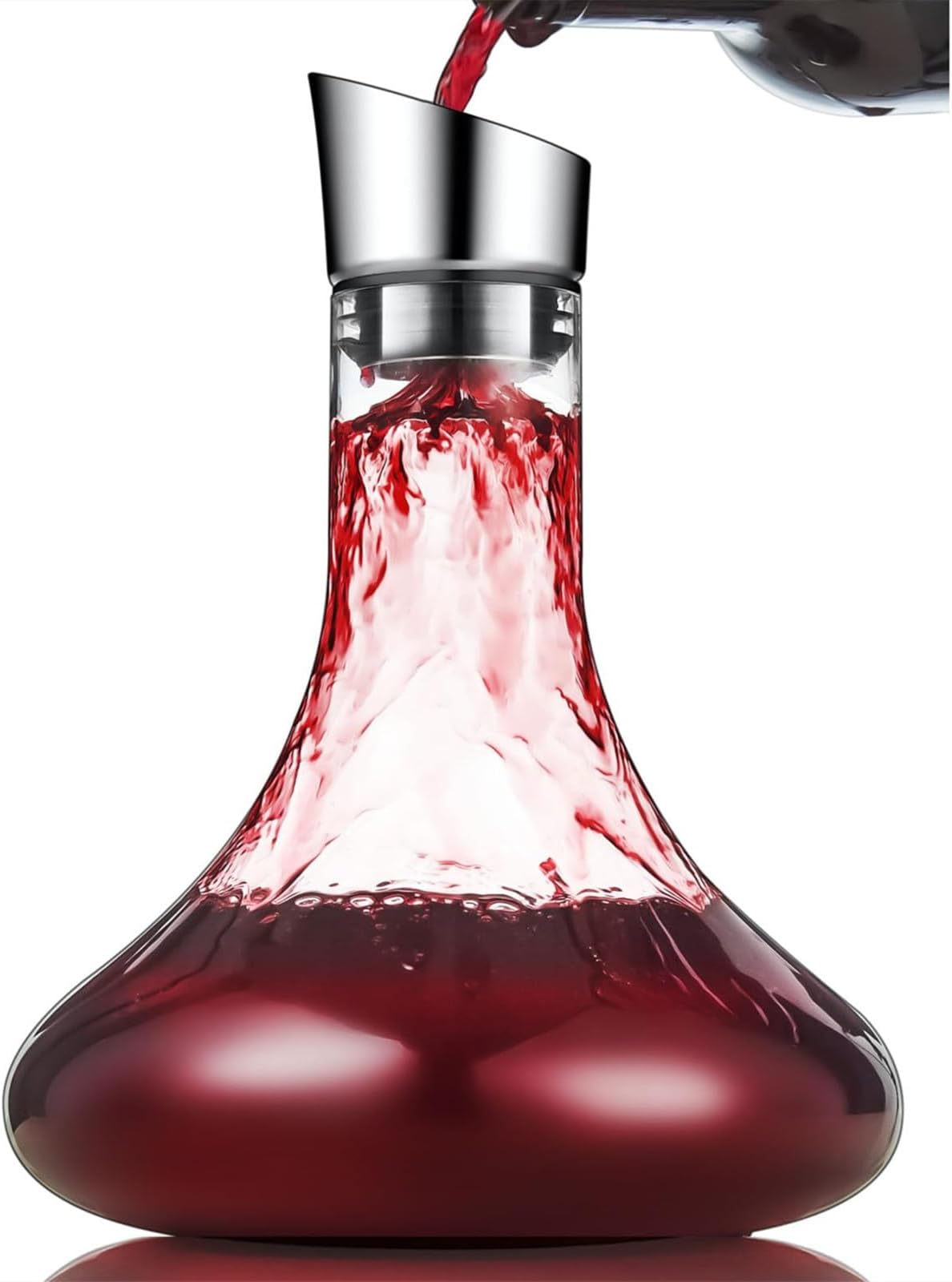 Amazon.com | Houdini Wine Decanter with Wine Shower Funnel and Sediment ...