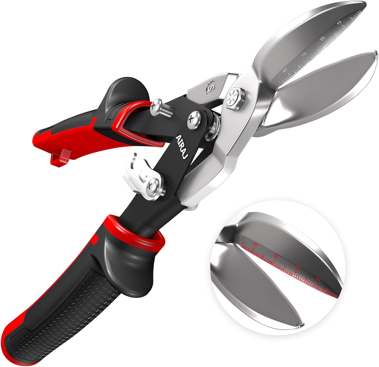 AIRAJ Pro 10 in Aviation Tin Snips Straight Cut,Industrial CR-Mo Metal ...