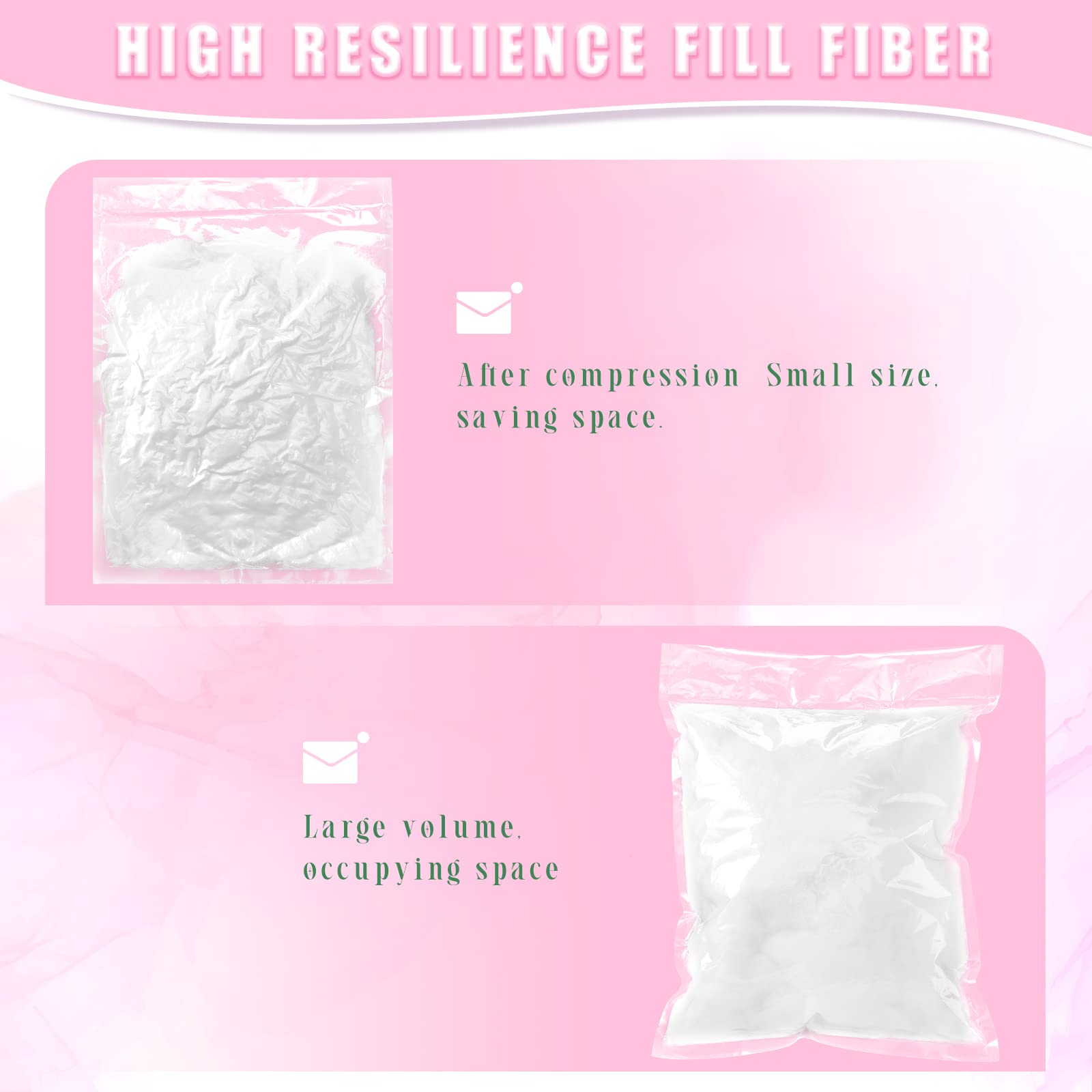 Snapklik.com : 4.4pound/ 70oz Polyester Polyfill Stuffing For Stuffed ...
