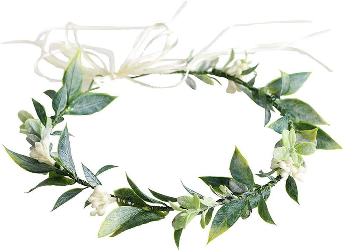 Amazon.com : Vividsun Adjustable Flower Crown Floral Headpiece Floral ...