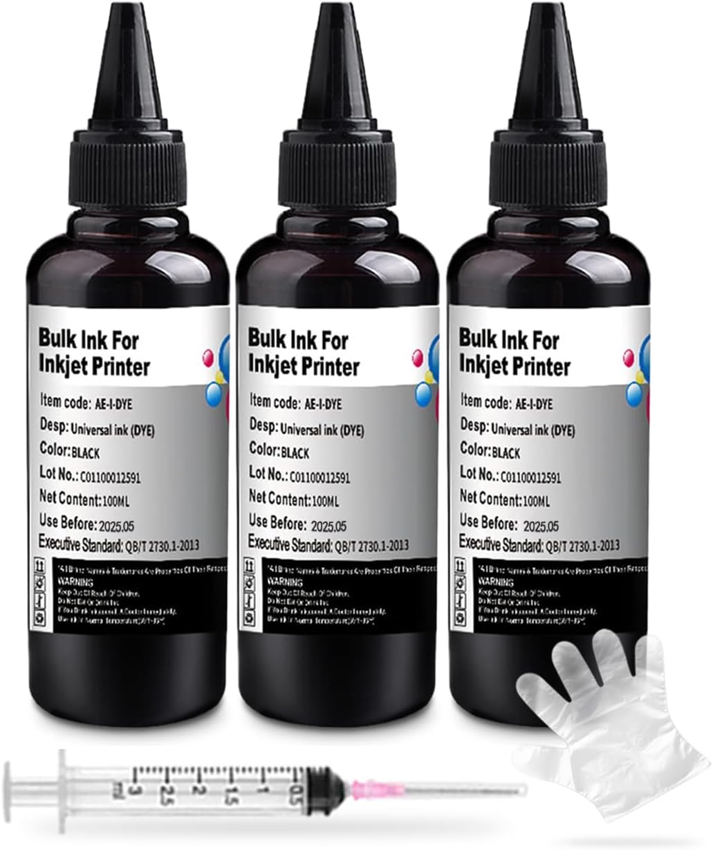 Amazon.com: KSUMEI Universal Refill Dye Ink Bottle Kit Compatible with ...