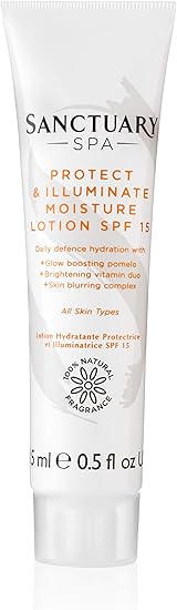 Sanctuary Spa Face Cream SPF 15, Illuminating Moisturiser Lotion, 15ml ...