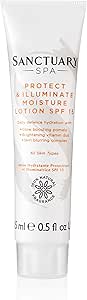 Sanctuary Spa Face Cream SPF 15, Illuminating Moisturiser Lotion, 15ml ...