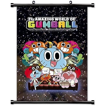 Amazon.com: The Amazing World of Gumball TV Show Cartoon Network Fabric ...