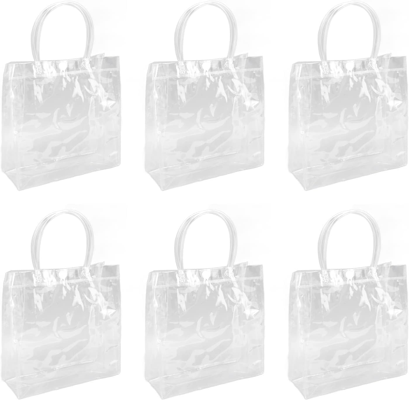 Bolsas de bolso de regalos de plástico, 30 piezas transparentes de ...