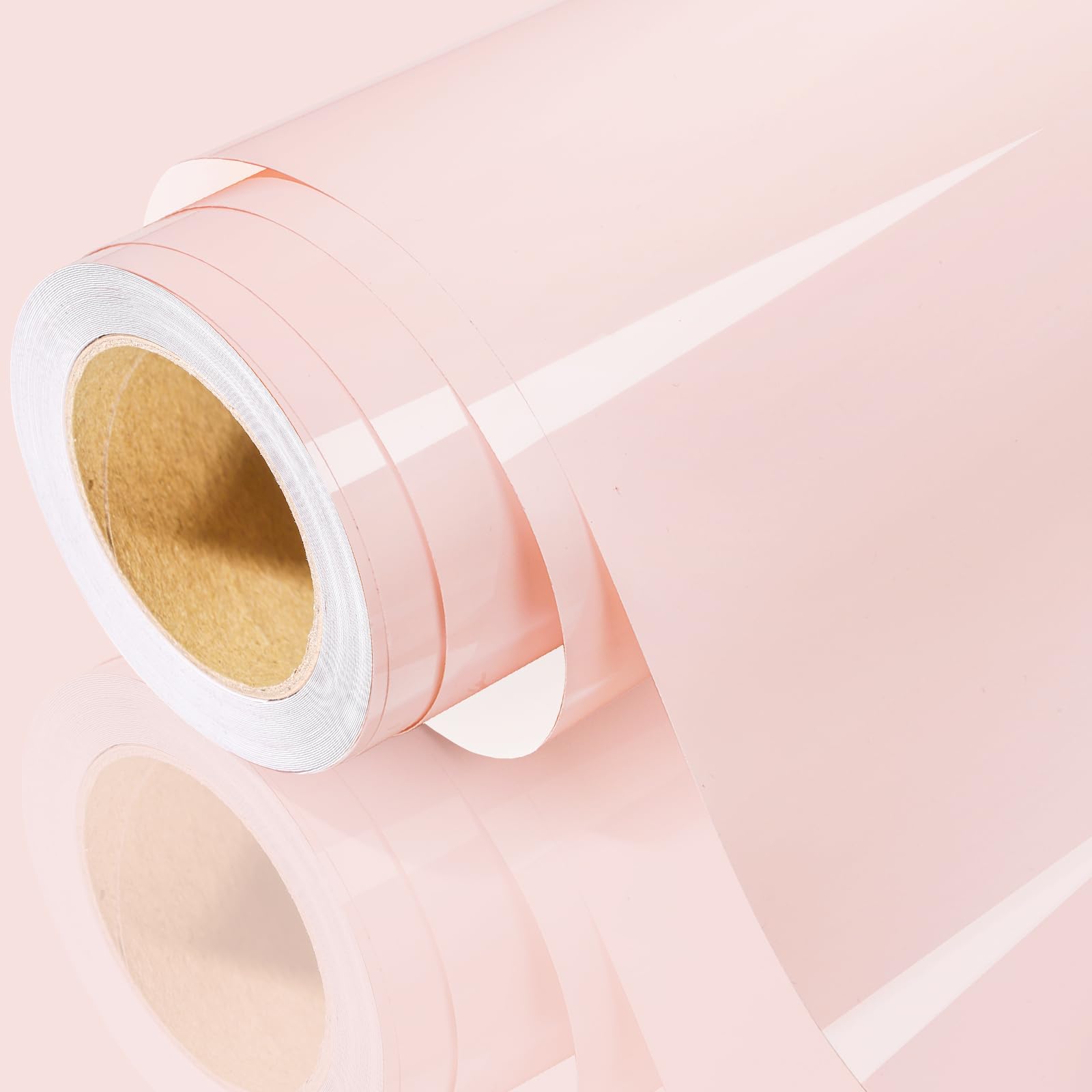 Snapklik.com : GIRAFVINYL Blush Pink Vinyl Roll - 12" X 20 FT Light ...