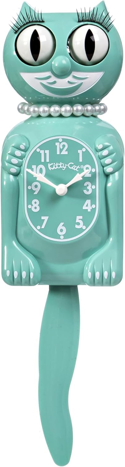 Amazon.com: Ocean Waves Miss Kitty-Cat Klock : Home & Kitchen
