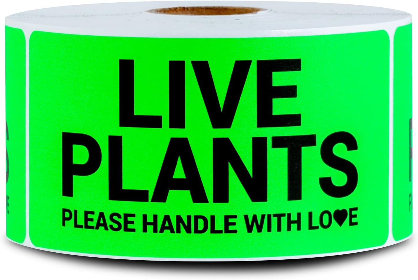 Amazon.com : Green Live Plants Stickers for Shipping 2x3 inch Please ...