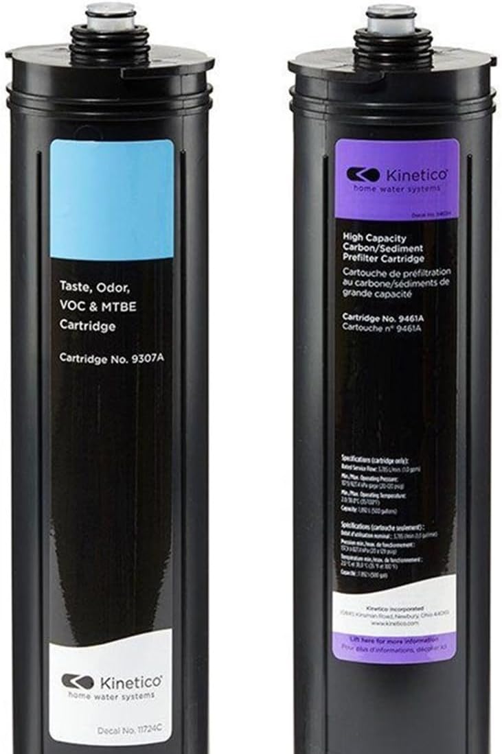 Amazon.com: Kinetico Filter Cartridge Set. (Part No 9307 Light Blue & 9461 Purple) for all K5 ...