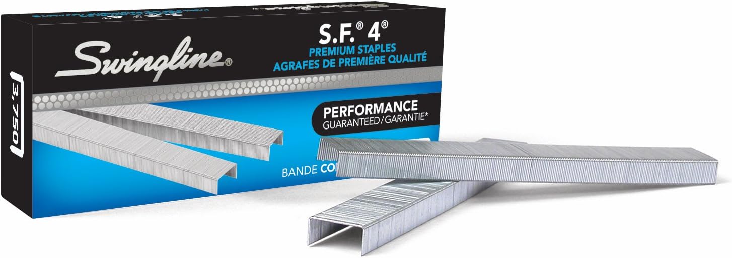 Swingline S.F.4 Premium Staples, 210 Staples per Strip, 1/4" Staple Leg ...