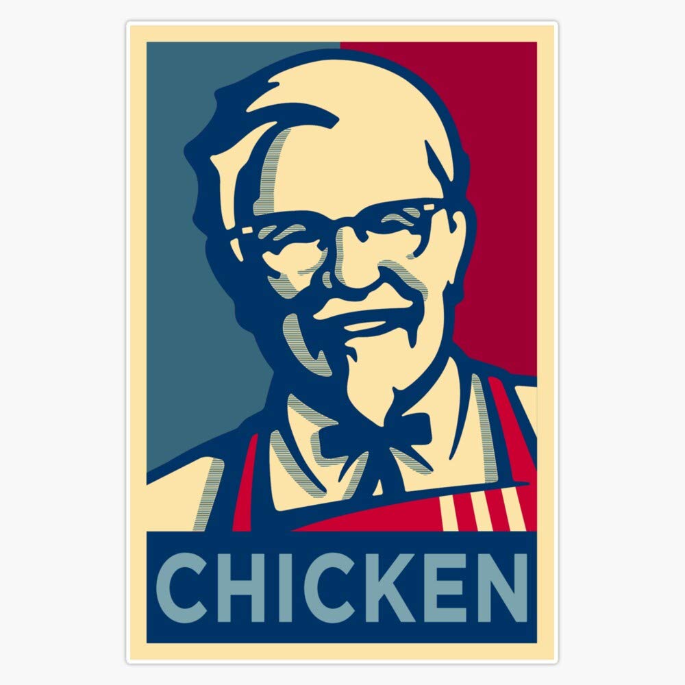 Amazon.com: KFC Hope Sticker Vinyl Bumper Sticker Decal Waterproof 5 ...