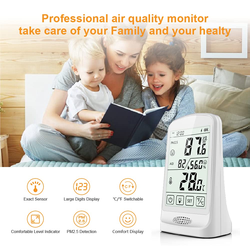 Snapklik.com : Air Quality Thermo-Hygrometer, Indoor Air Quality ...