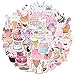 Amazon.com: 100Pcs Cute Rabbit Stickers Bunny Sticker Vinyl Waterproof ...