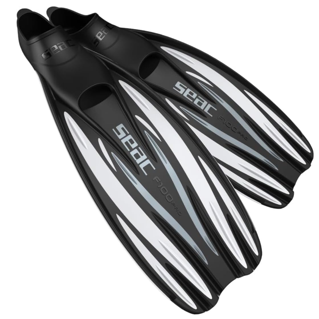 Snapklik.com : Seac F-100 PRO Full Foot Fins - White