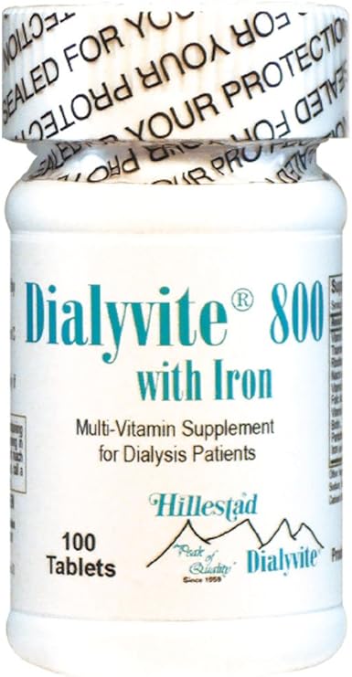 Amazon.com: Dialyvite 800 with Iron - 100 Tablets : Health & Household