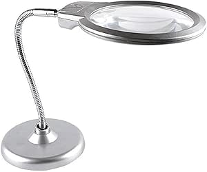 Amazon.co.jp: Desktop Magnifier with LED Reading, Cell Phone Repair ...