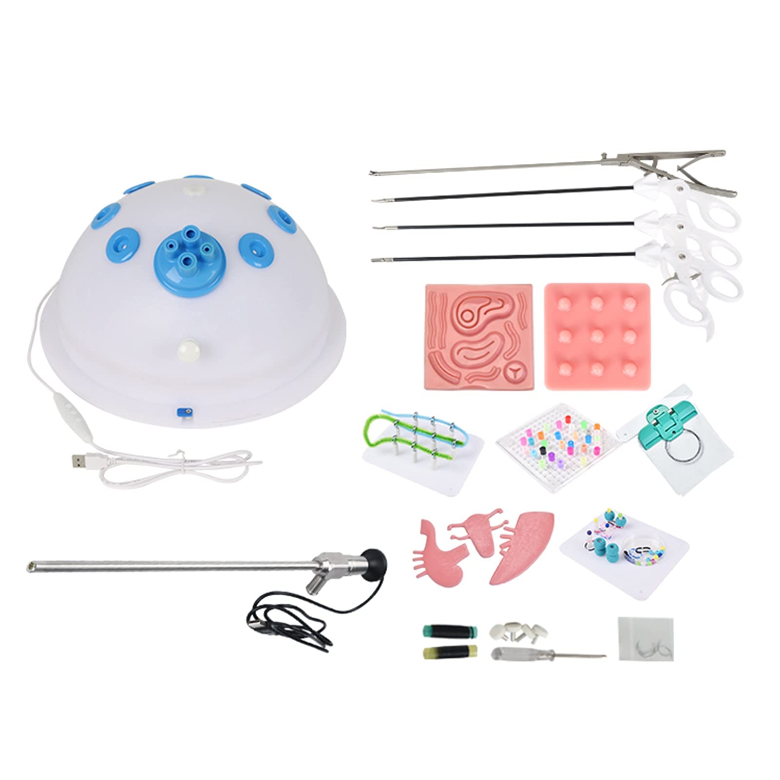 Liruipengbj Laparoscopic Simulator Kit Surgery Practice Training Box 30 ...