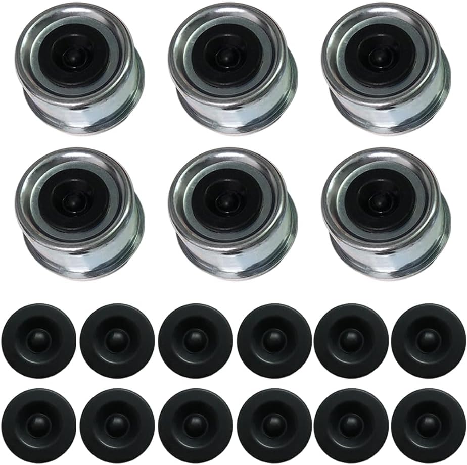 Amazon.com: Fenaetimo Trailer Axle Grease Cap, 6Pcs Trailer Bearing ...