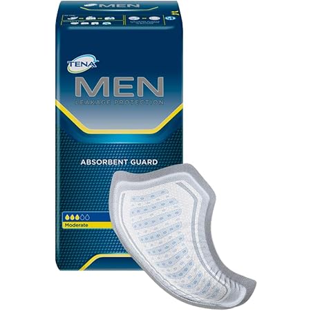 Amazon.com: TENA Men Protective Shield Extra Light Bladder Weakness ...
