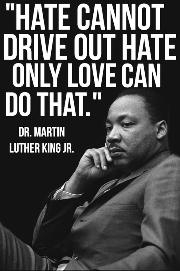 Amazon.com: Martin Luther King Jr MLK Love Famous Motivational ...