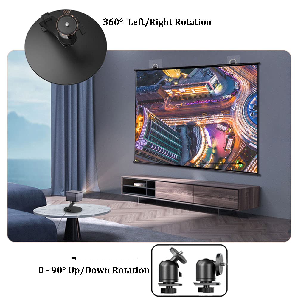 Snapklik.com : Up/Down 90 Degrees Rotation Table Projector Stand Left ...