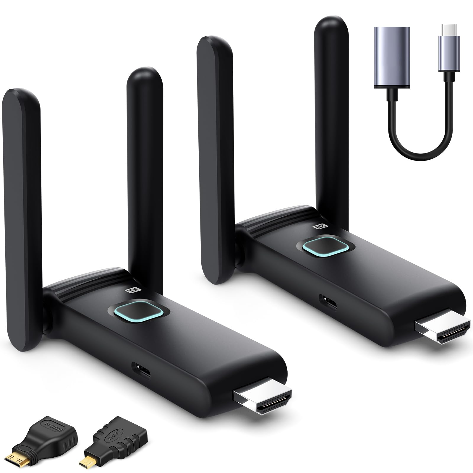 Amazon.com: Wireless HDMI Transmitter and Receiver,HDMI Wireless Remote ...