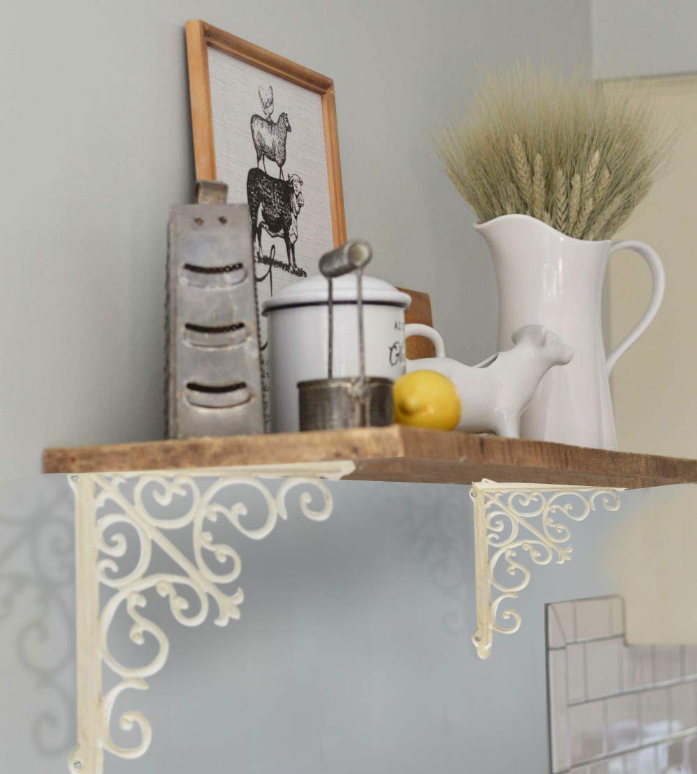 Snapklik.com : NACH Decorative Shelf Brackets, 1 Pack Of 15 X 2 X 15 ...
