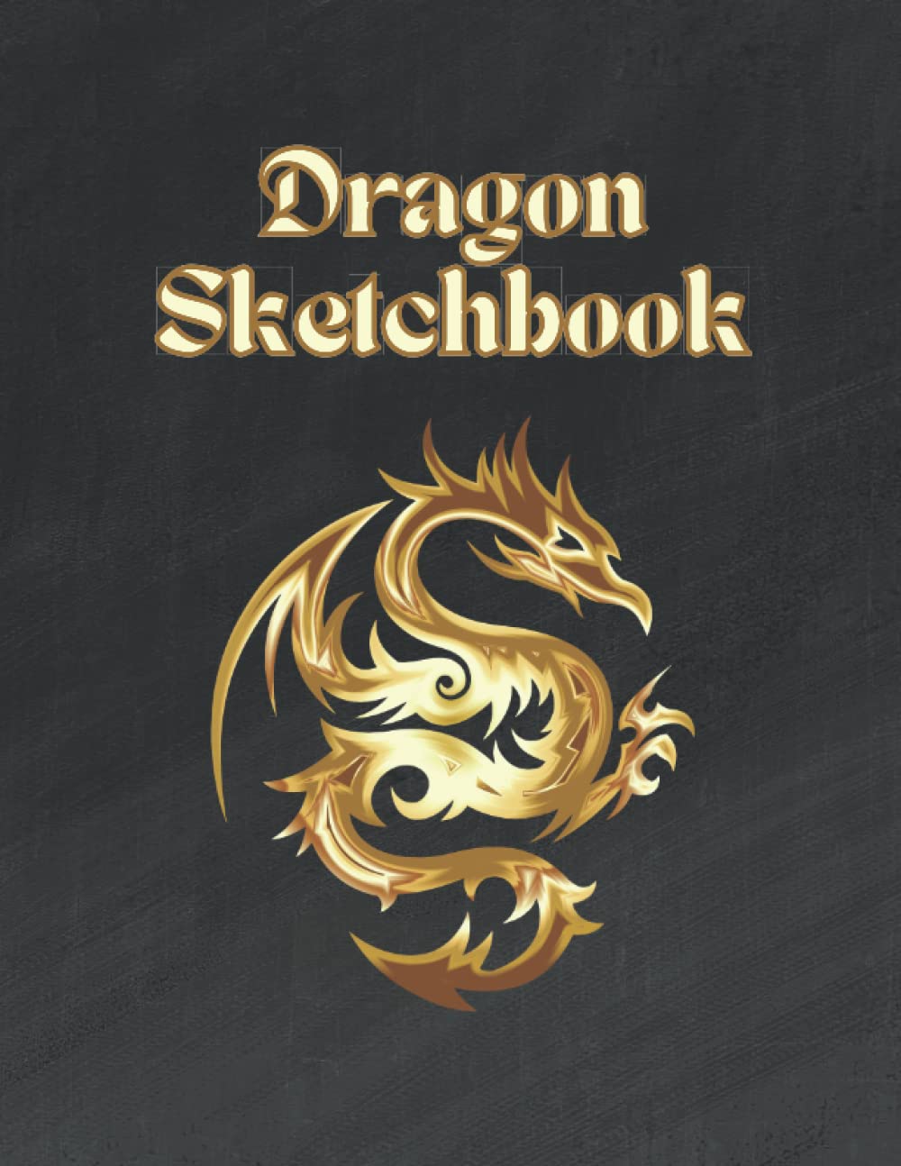 Dragon Sketchbook: Blank Dragon Sketch Book for Drawings | 8.5 x 11 Pad ...