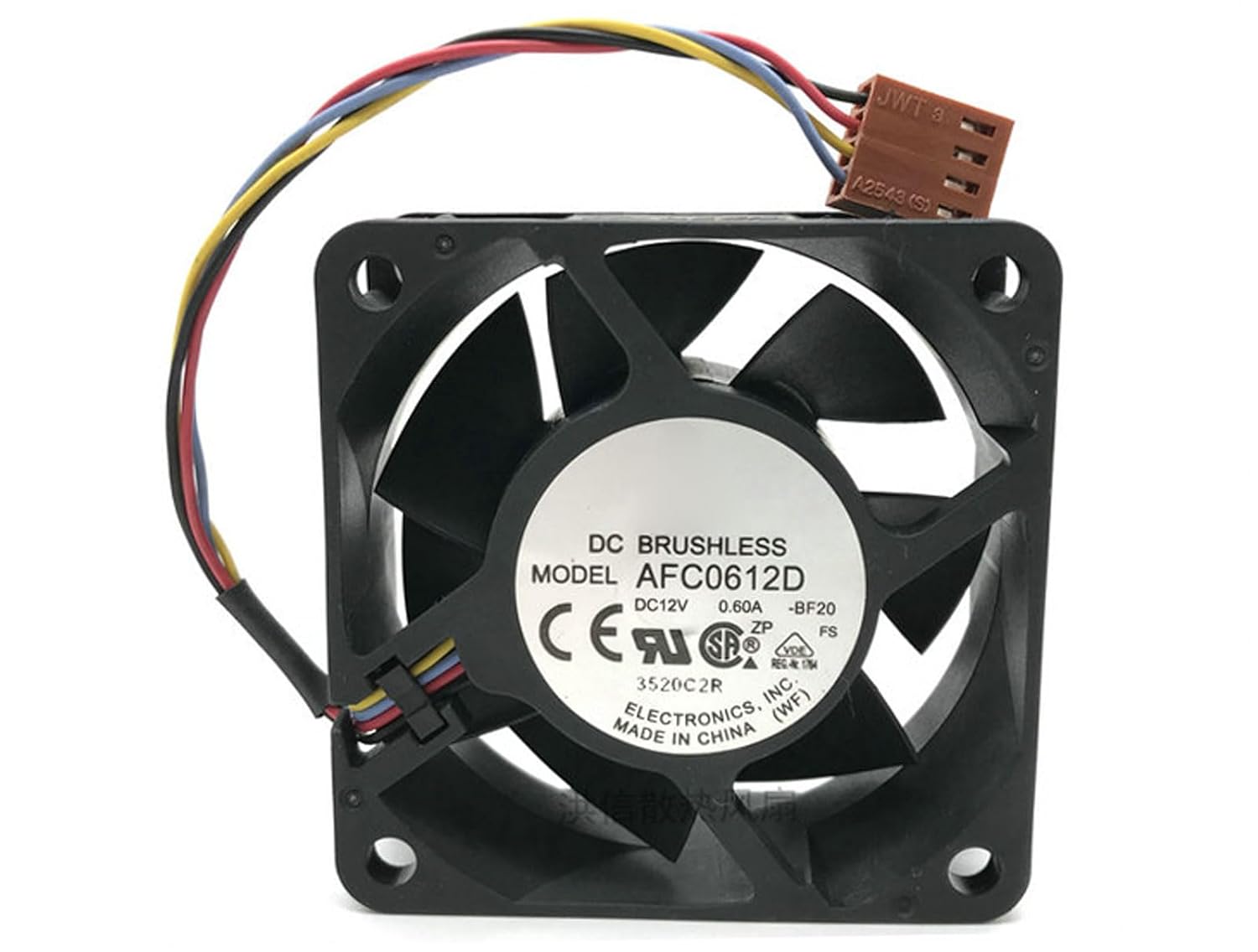 Amazon.com: AFC0612D 60mm 6025 60x60x25mm 12V 0.60A 4-Wire 4Pin PWM ...