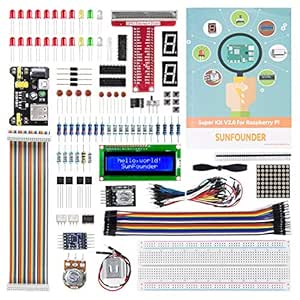 SunFounder Project Super Starter Kit for Raspberry Pi 3, 2, Zero ...