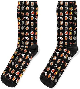 Amazon.com: Barbecue Socks Women& Men Sock, Patterned Sock : Clothing ...